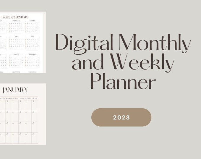 2022-2023 Simplified Printable Planner - Etsy Canada