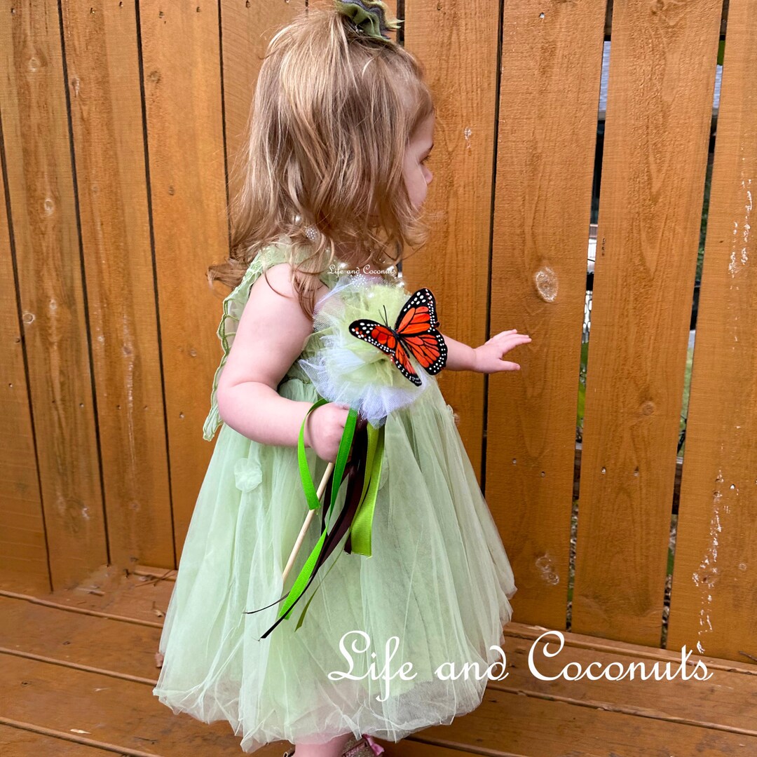 Enchanting Monarch Butterfly Fairy Wand for Princess Tea Party ...