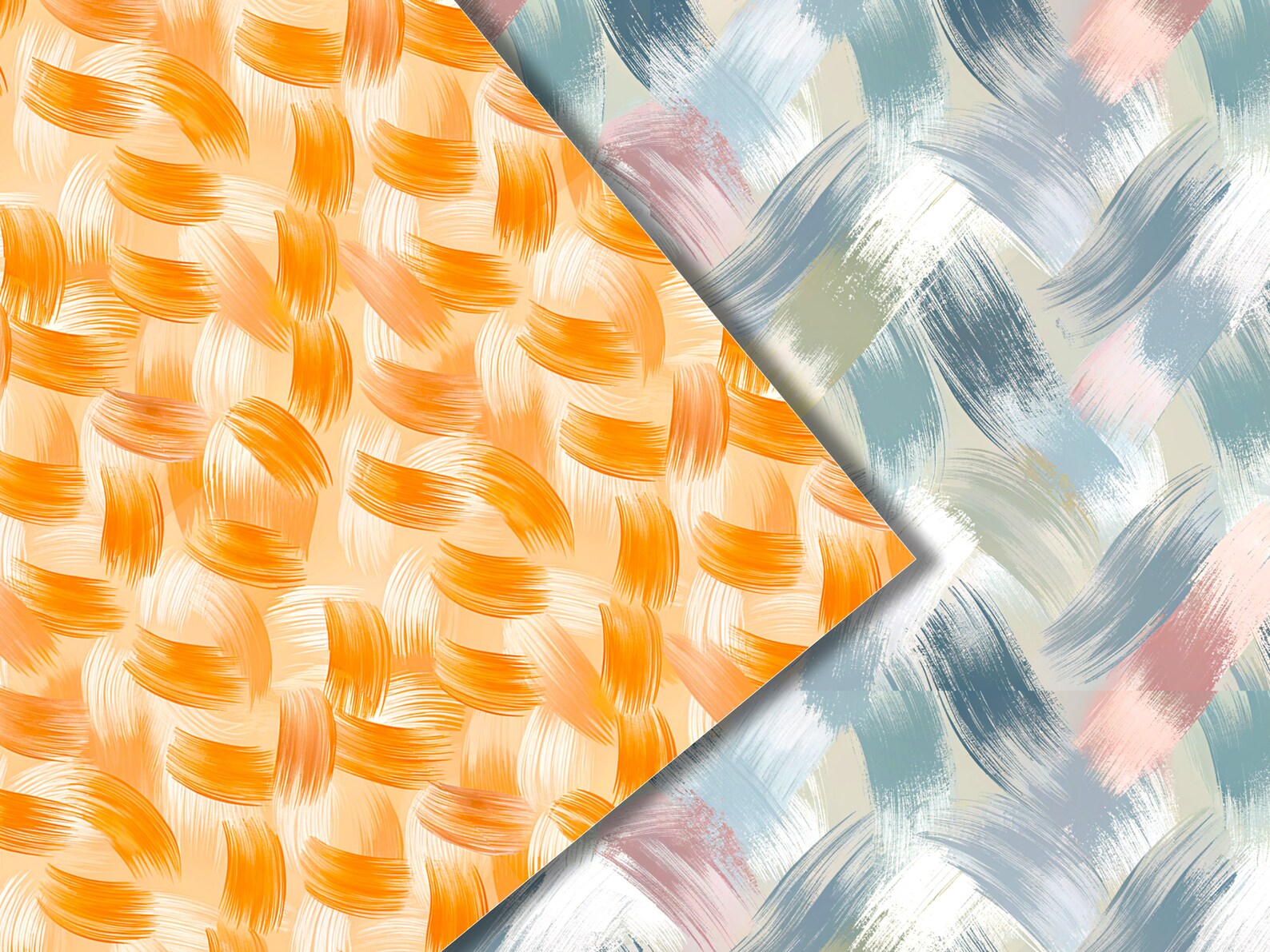 Vibrant Brush Stroke Patterns - Abstract and Colorful - Perfect for ...