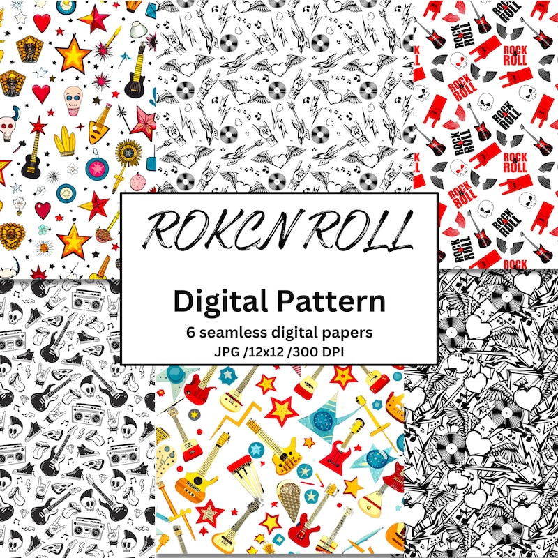 Rock and Roll Theme - Etsy