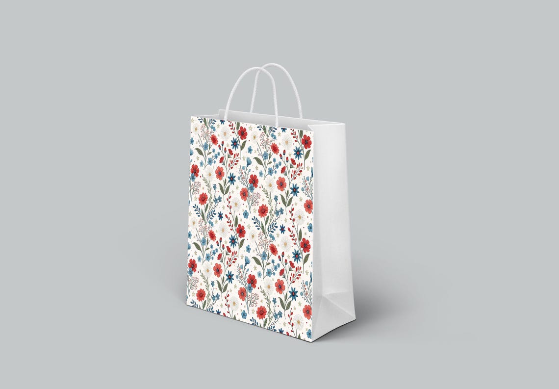 Wildflower Garden Floral Seamless Pattern for Crafts and Design - Etsy