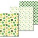 Seamless Digital Paper PACK : St. Patrick's Day Edition With Clover ...