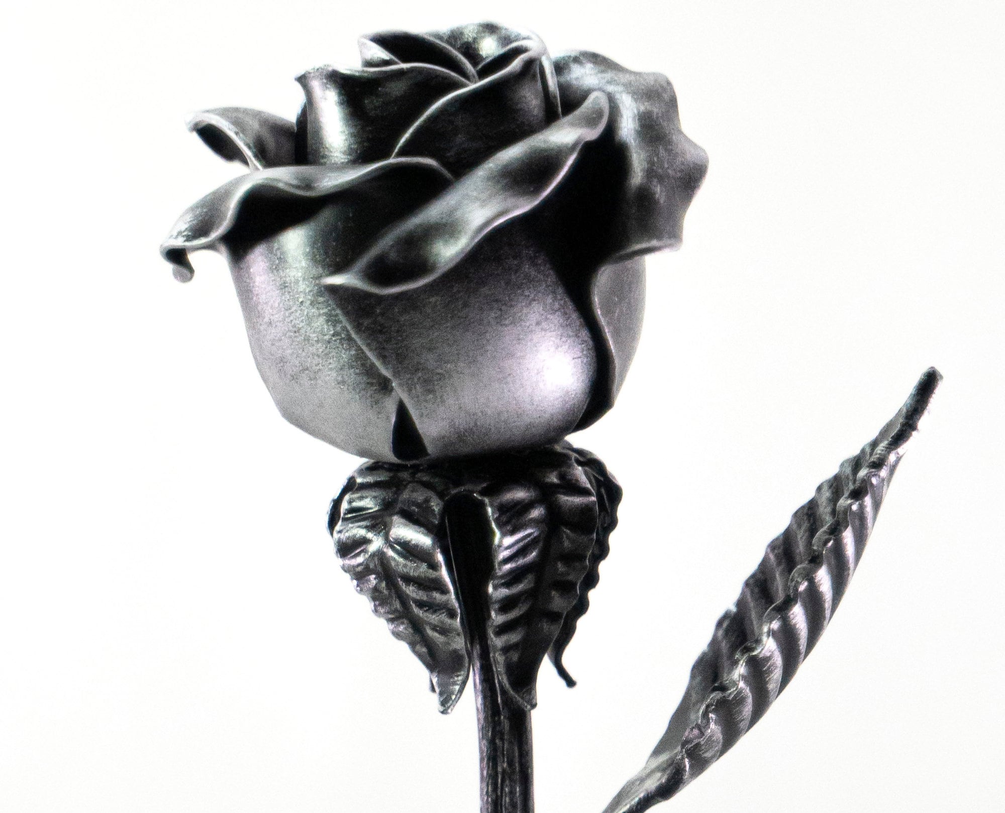 Hand Forged Iron Rose Sculpture Gift of Everlasting Love - Etsy Australia