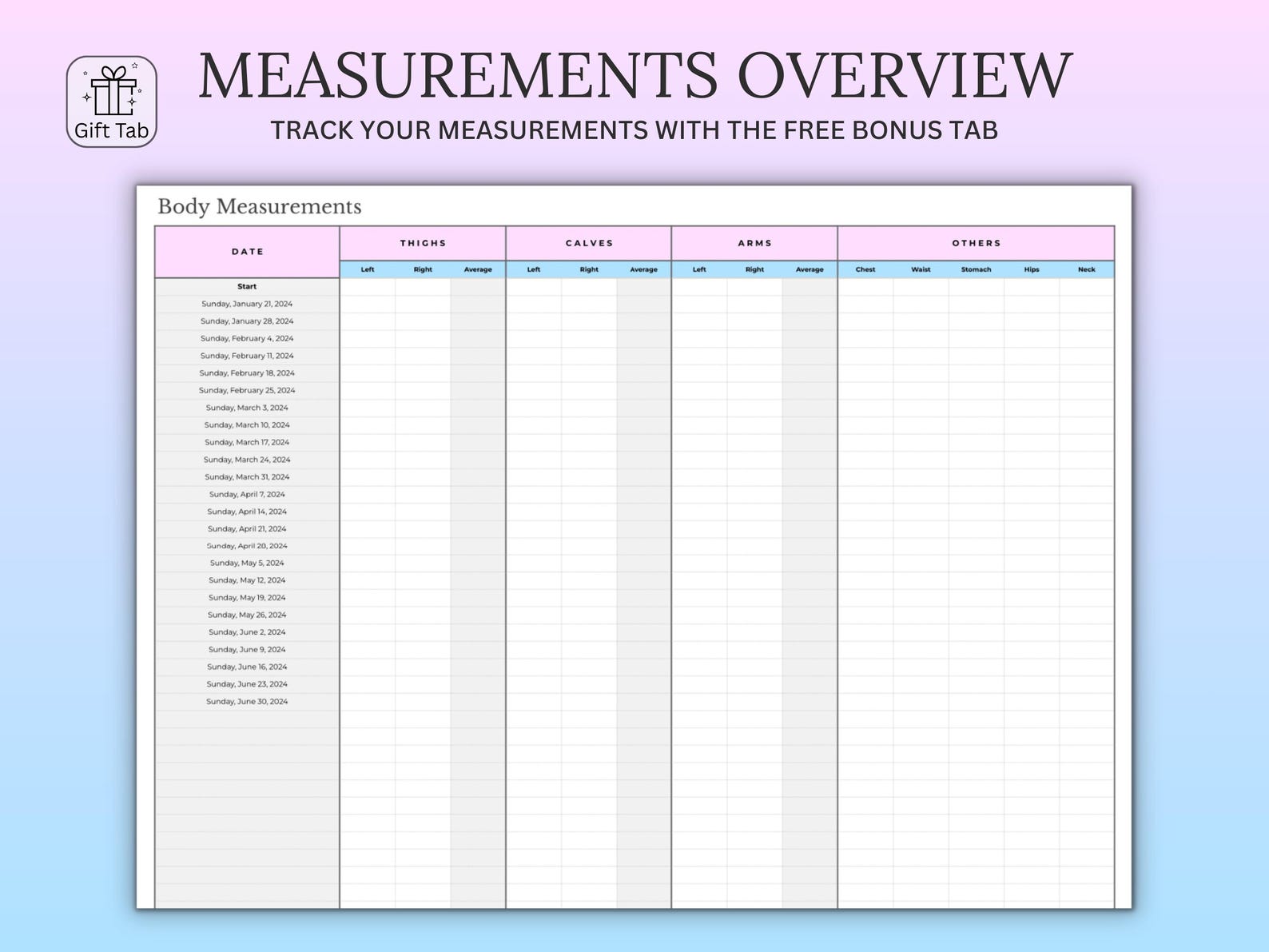 Weight Loss Tracker Spreadsheet for Google Sheets, Weight Journal ...