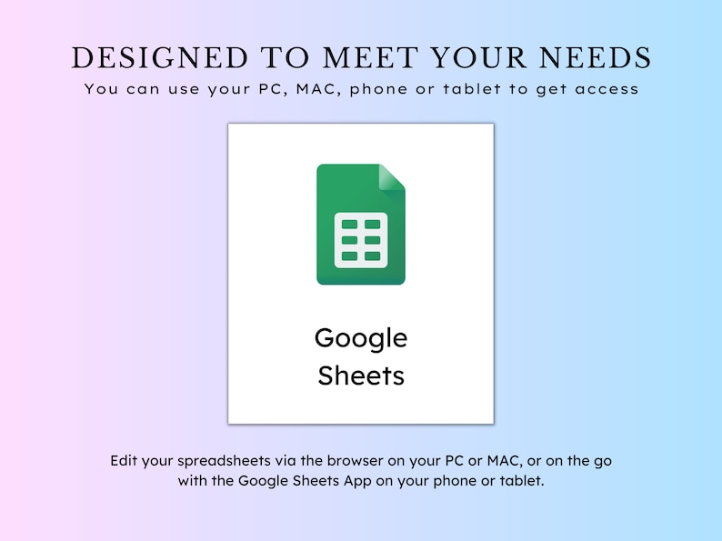 Habit Tracker Spreadsheet, Google Sheets, Weekly Habits, Daily Habit ...