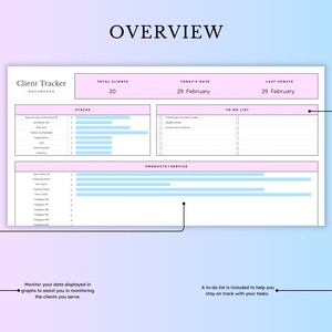 Client Tracker Spreadsheet, Client Management Google Sheets, Small ...