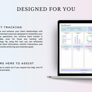 Client Tracker Spreadsheet for Small Business W/ Task Tracker Customer ...