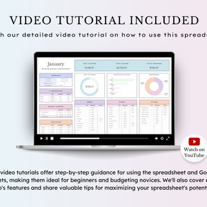 50/30/20 Budget Spreadsheet, Google Sheets Budget Template, Monthly ...