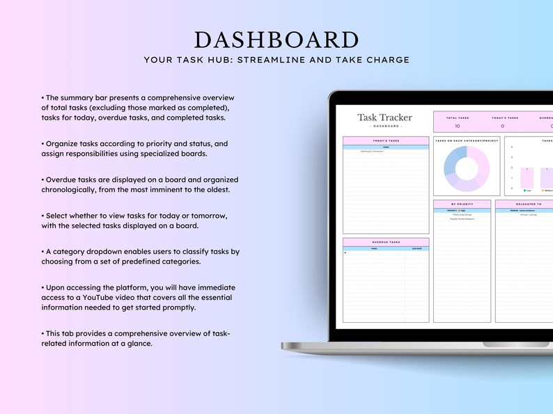Task Tracker Spreadsheet Template for Google Sheets, to Do List ...