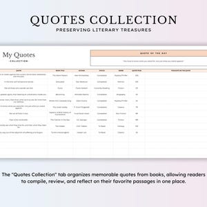 Ultimate Book Tracker, Reading Tracker With Book Collection, Reading ...