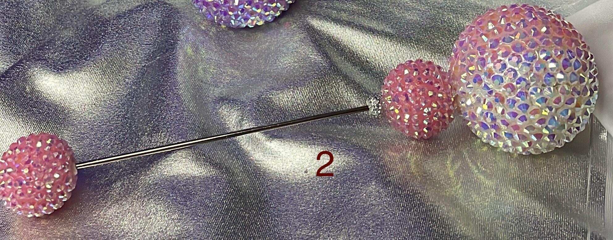 Extra Large Hat Pin, Purple Pink Multicolor - Etsy