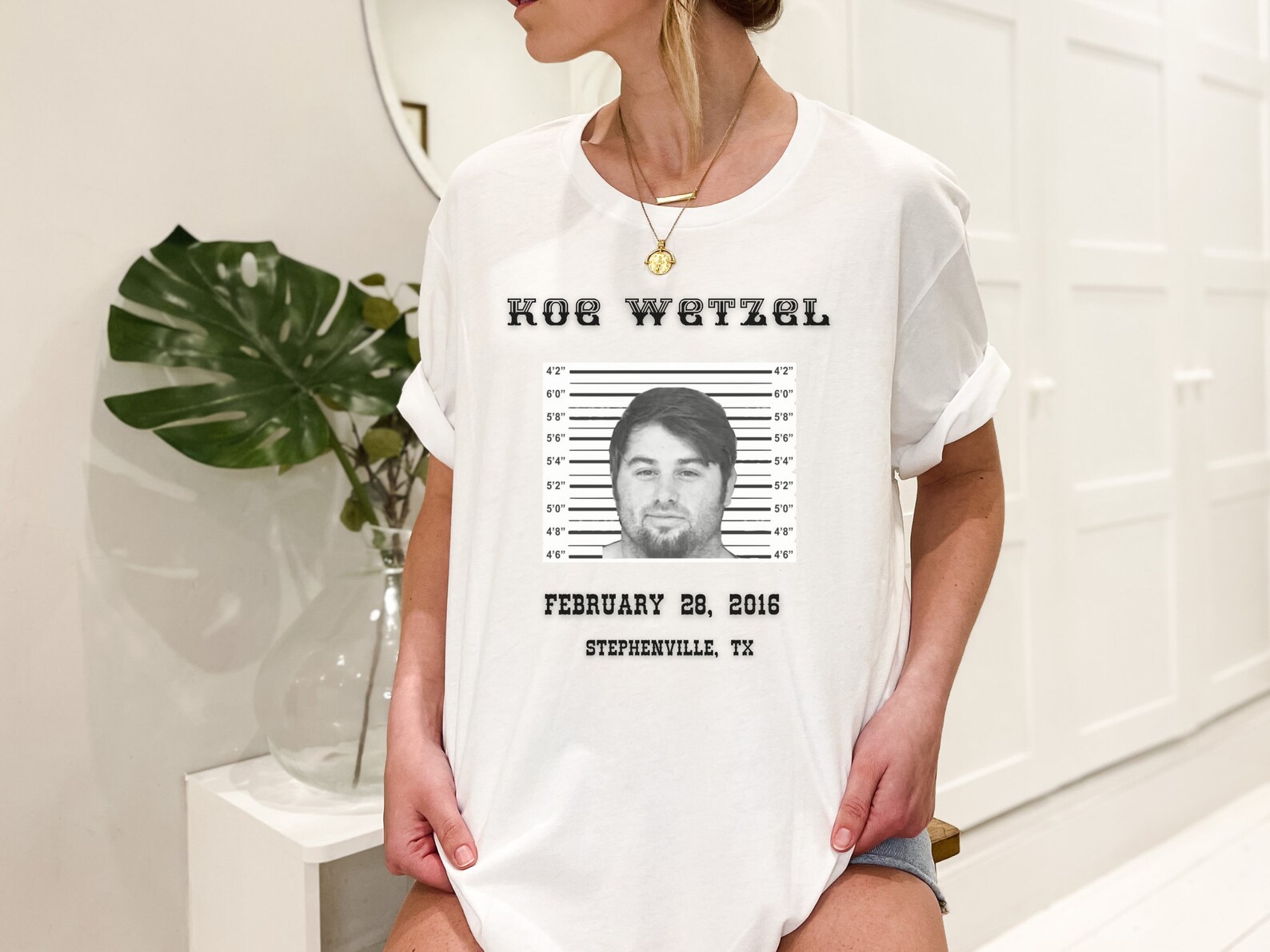 Koe Wetzel Mugshot T Shirt - Etsy