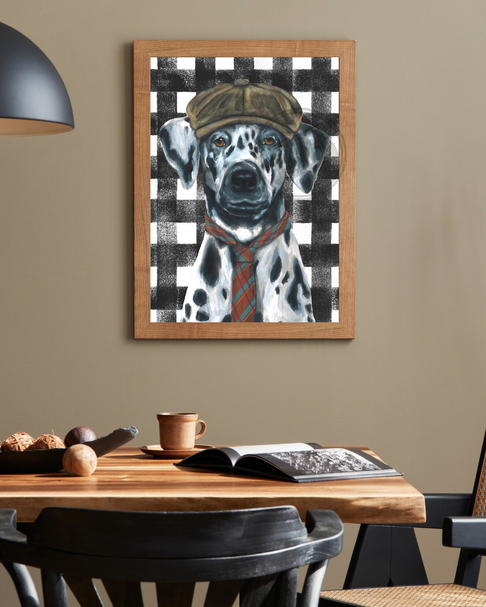 PRINTABLE Dalmatian Art Print Vintage Dalmatian Home Decor Cute ...