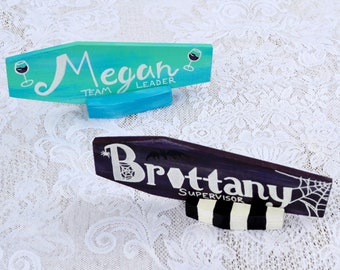 Double Sided Desk Name Plate - Etsy