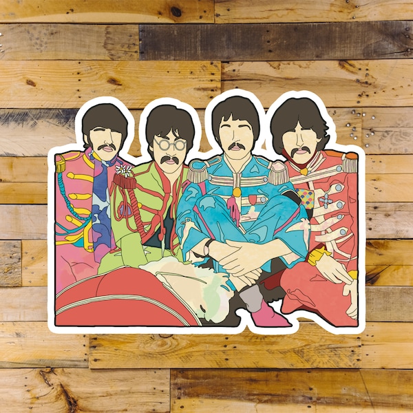 The Beatles Sticker - Etsy