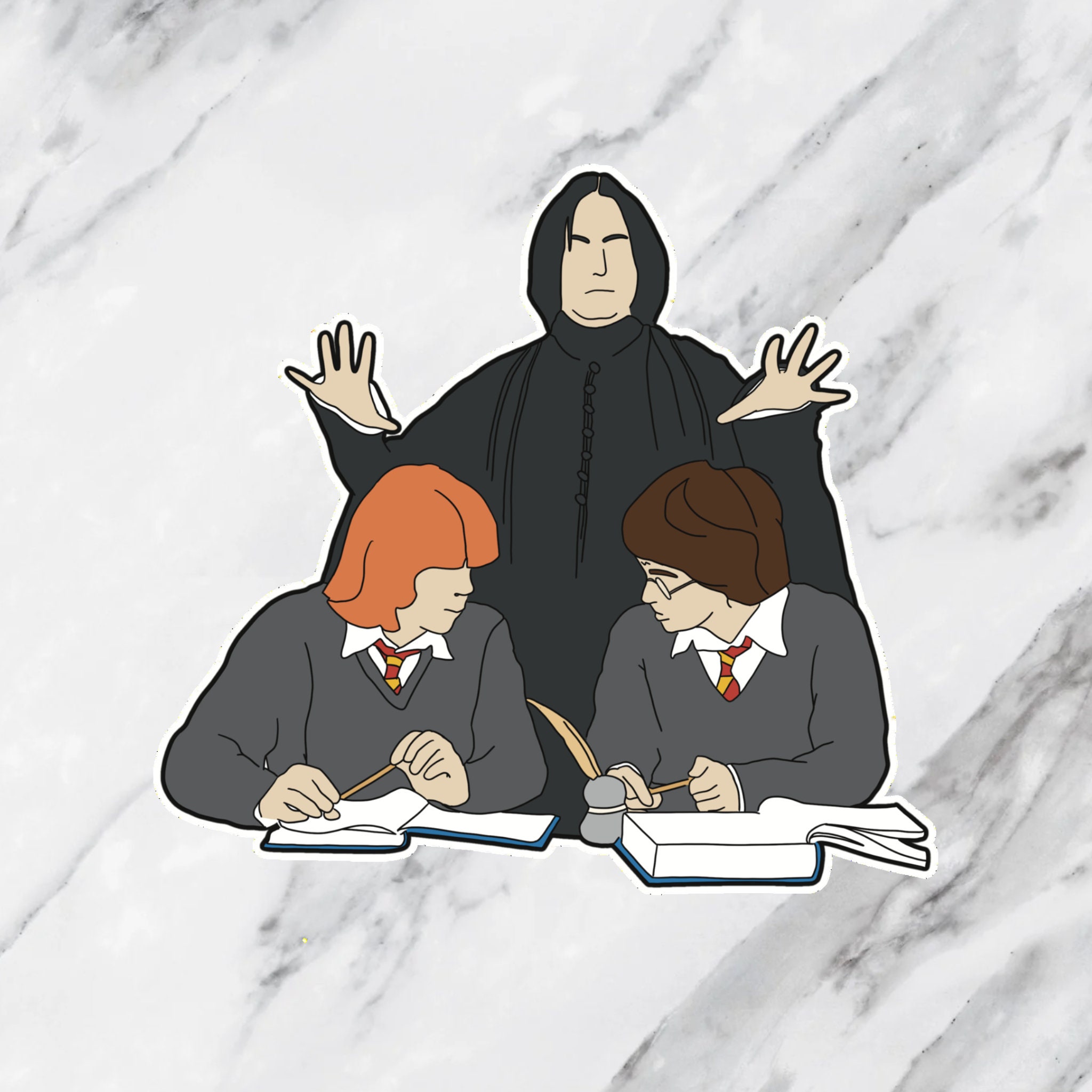 Harry Potter Sticker Ron Weasley Snape Sticker Laptop Decal Stickers ...