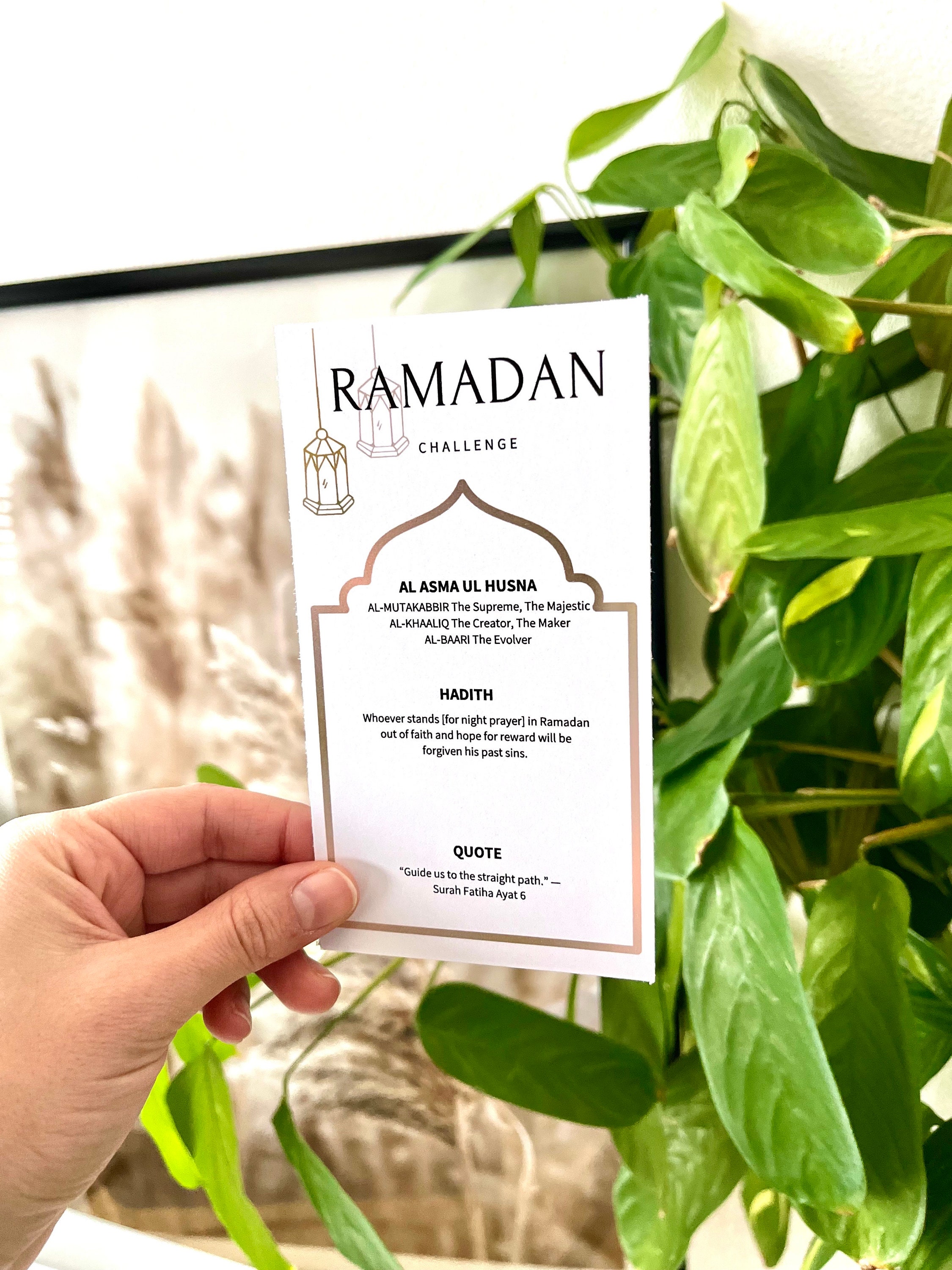 Défi Ramadan 30 jours: Al Asma-ul Husna, Hadith et citations Défi ...