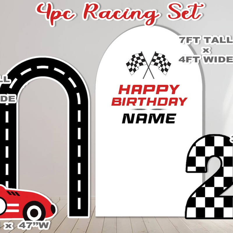 Racing Backdrop - Etsy