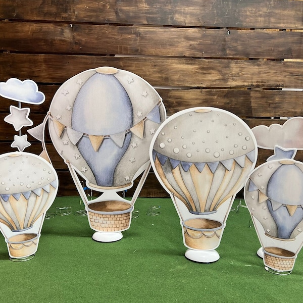 Hot Air Balloon Yard Decor - Etsy