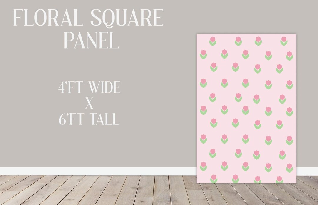 SQUARE Party Prop Panel, Easy Party Decor, UV Printed, Party Backdrop ...
