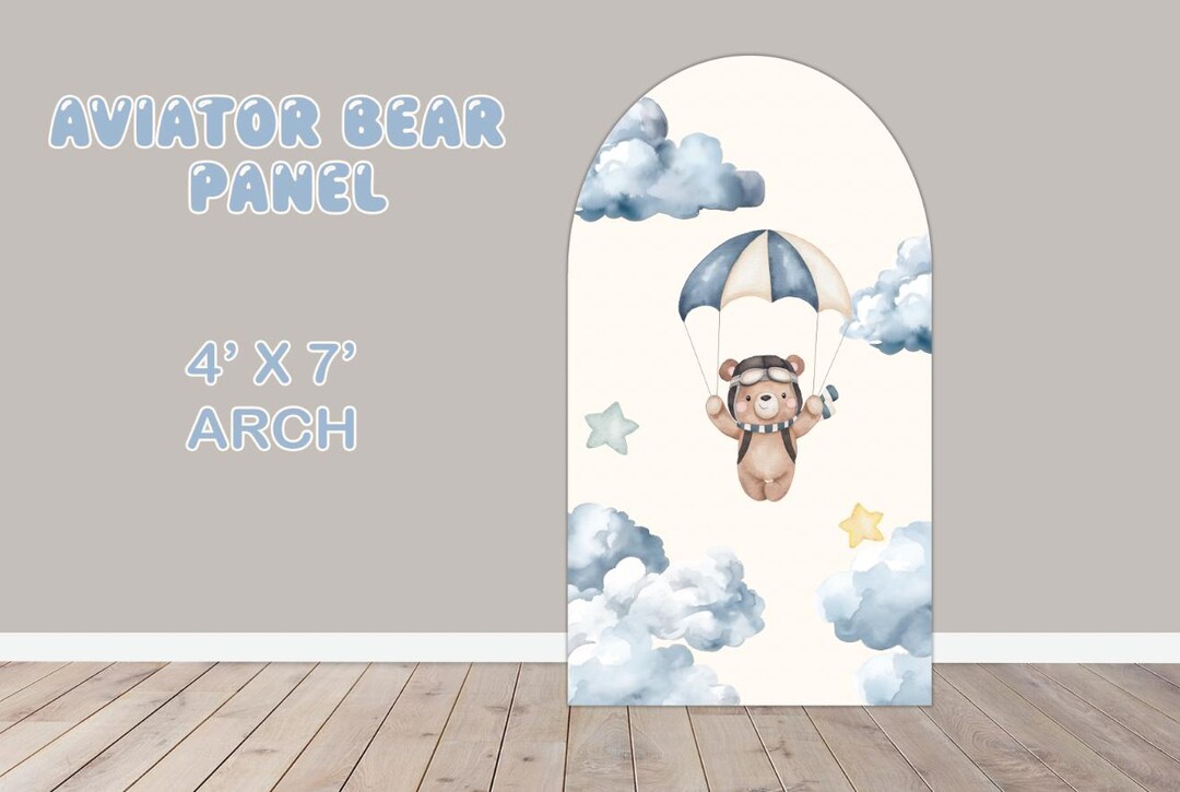 Bear Party Panel Decor, UV Printed, Coroplast Cutouts Party Decorations ...