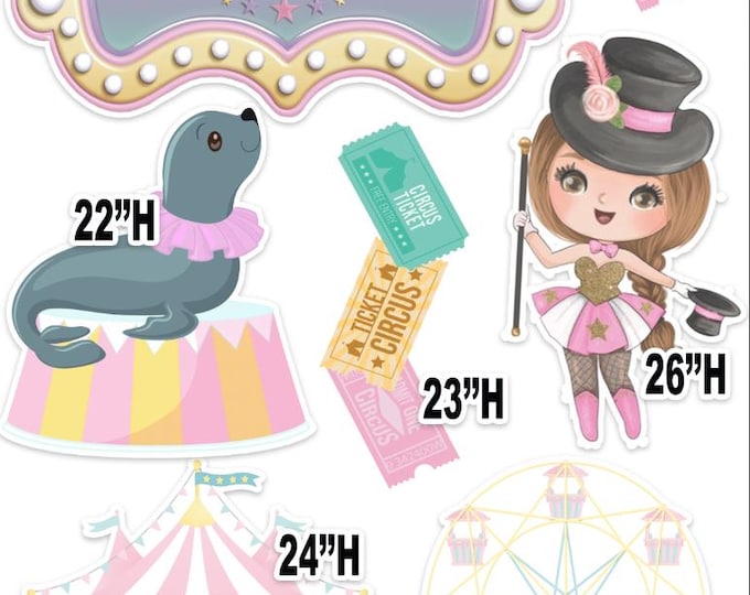 Circus - Circus Party - Circus Prop - Circus Birthday - Circus Decor ...