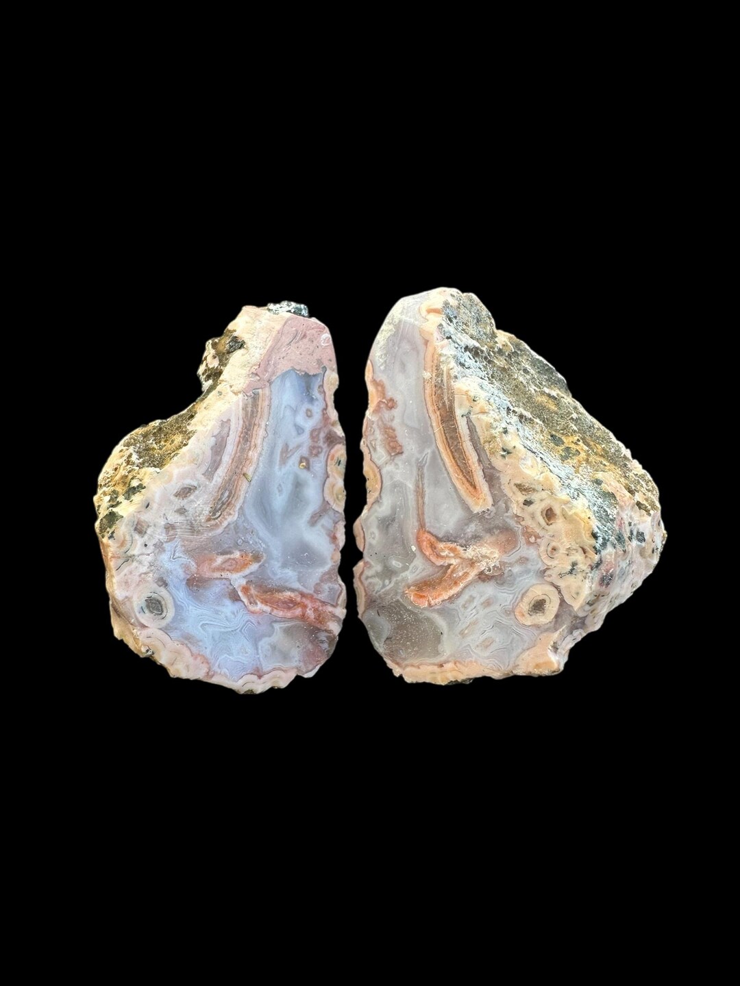 Stunning Associated Agates From Morocco – Natural Multi-color Gemstone ...