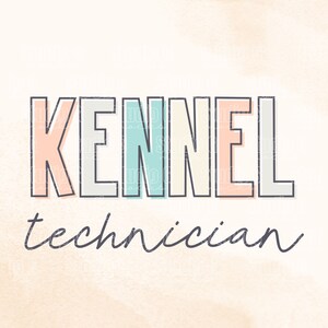 Kennel Tech PNG, Veterinary Technician, Veterinarian Appreciation Gift ...