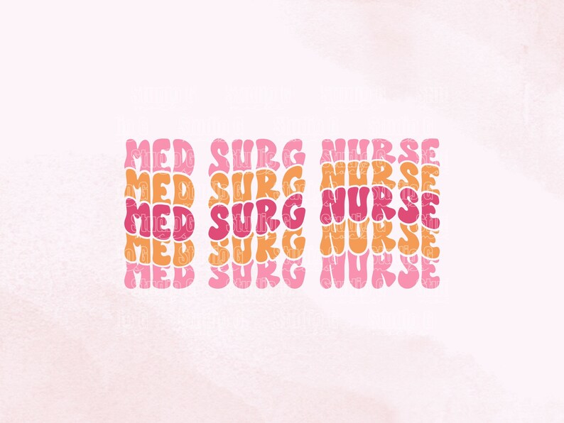 Med Surg Png, Med Surg SVG ODER Krankenschwester Sublimation Design ...