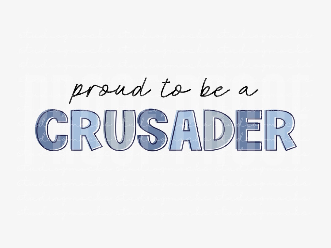 Crusader Sublimation, School Mascot, School Team Spirit, High School ...