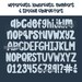 Lace Alphabet Set, Blue Lace Alpha Set, Chambray Lace ABC Lettering (25 ...