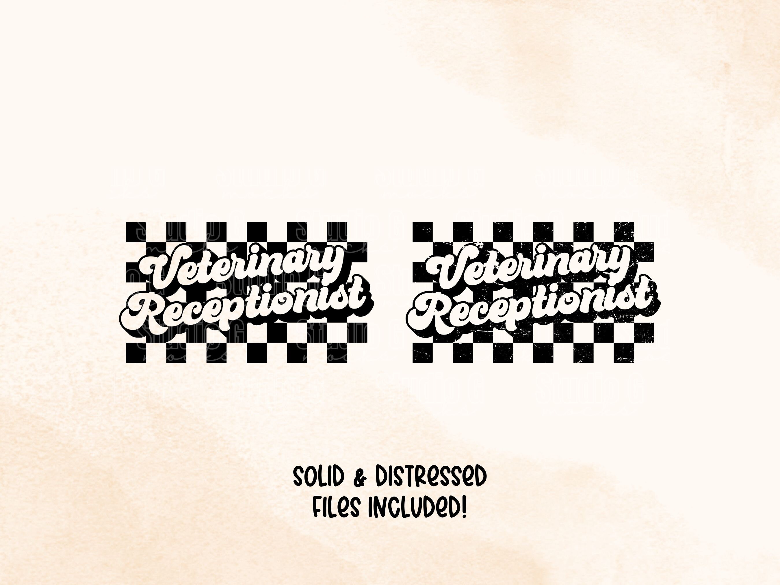 Retro Veterinary Receptionist PNG, Vet Reception, Veterinarian, Vet ...