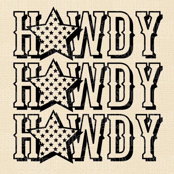 Howdy Png - Etsy Canada