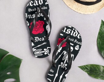 Halloween Flip Flops - Etsy