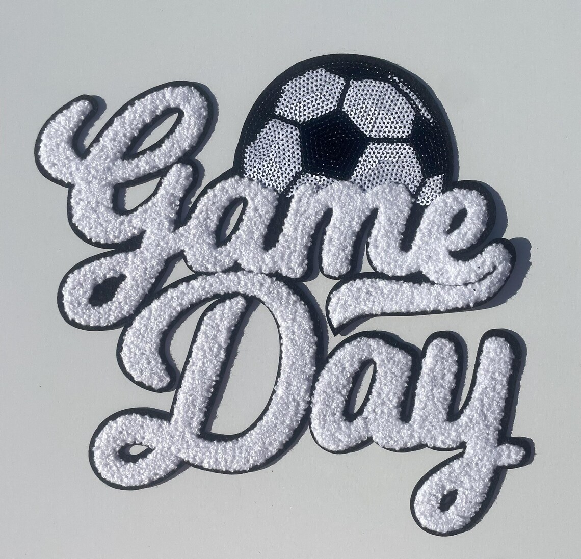 Game Day Patch, Iron on Game Day, Sports Patch, Soccer Patch, Soccer ...