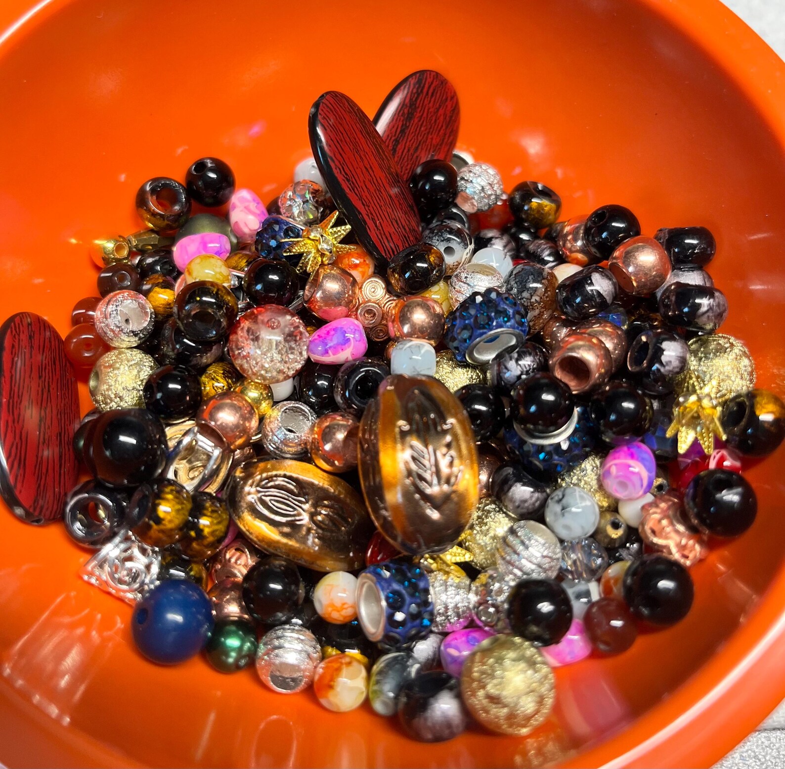NEW Bead Soup, Assorted Balls/beads, Bag of Beads, Assorted Beads ...