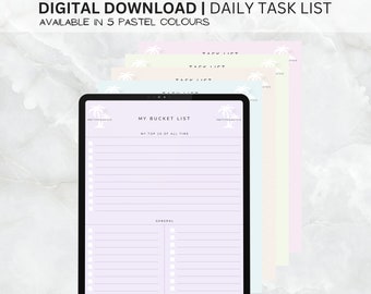 White Bucket List, Goal Checklist, Life Wish List, to Do List Plan ...