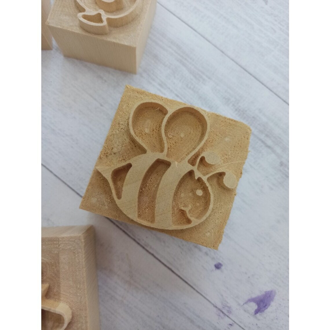 Farm Animals Wood Block Set , Wood Block Set, Textile Block - Etsy