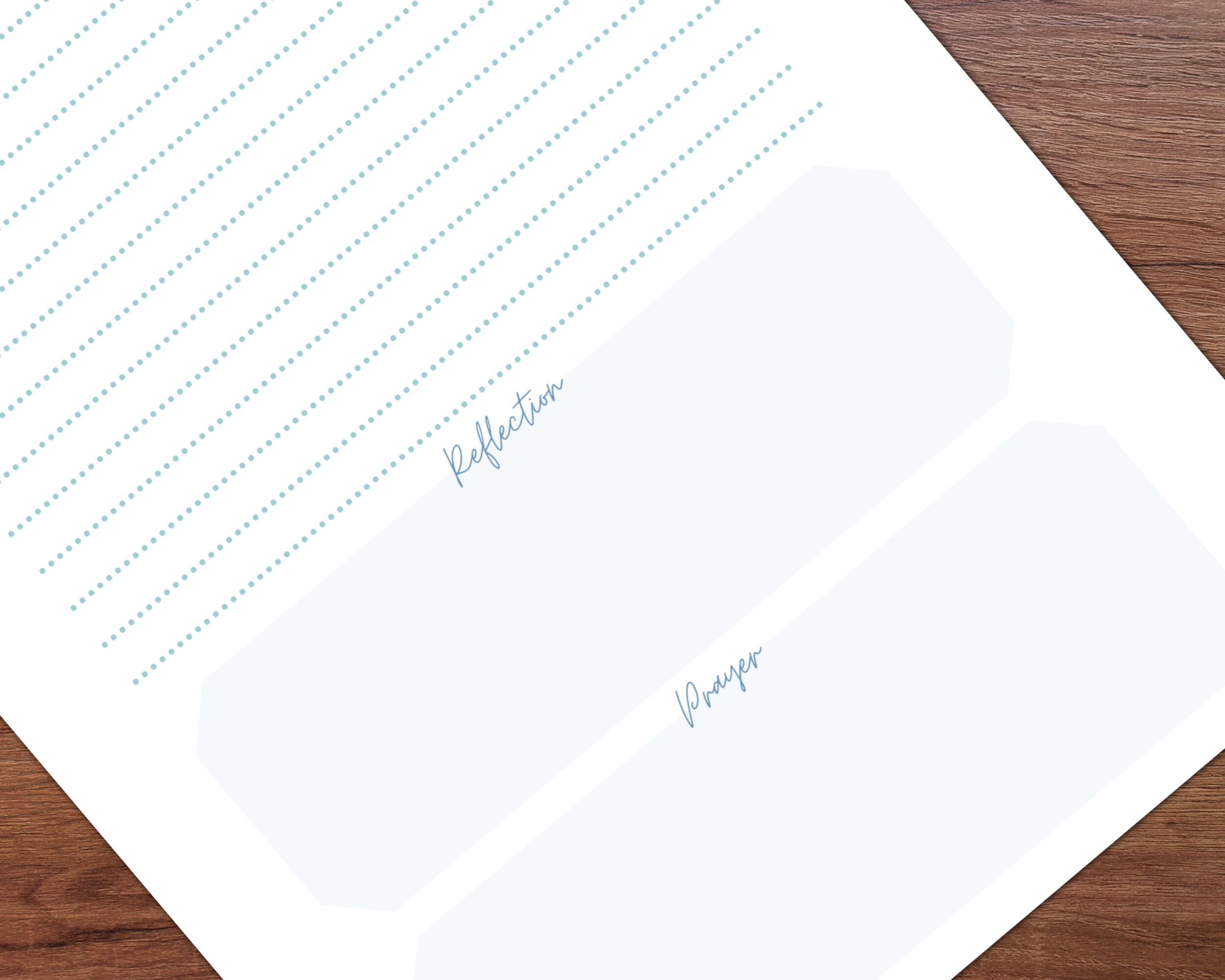 Blue Printable Sermon Notes and Prayer List Prayer Journal Sheets ...