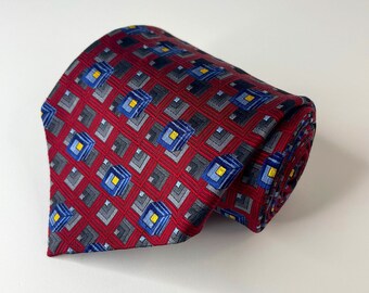 Robert Talbott Best of Class for Nordstrom Rich Maroon Textured Silk ...