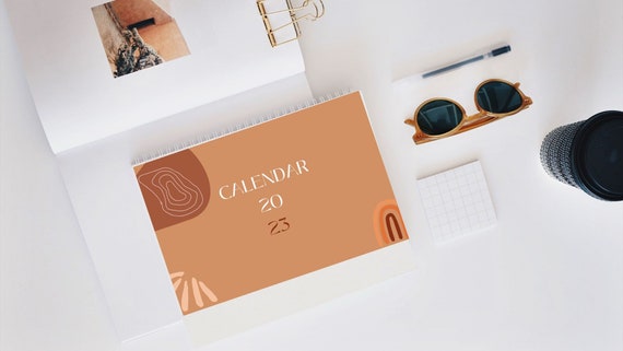 Aesthetic Digital Calendar 2023 With Inspirational Quotes for - Etsy