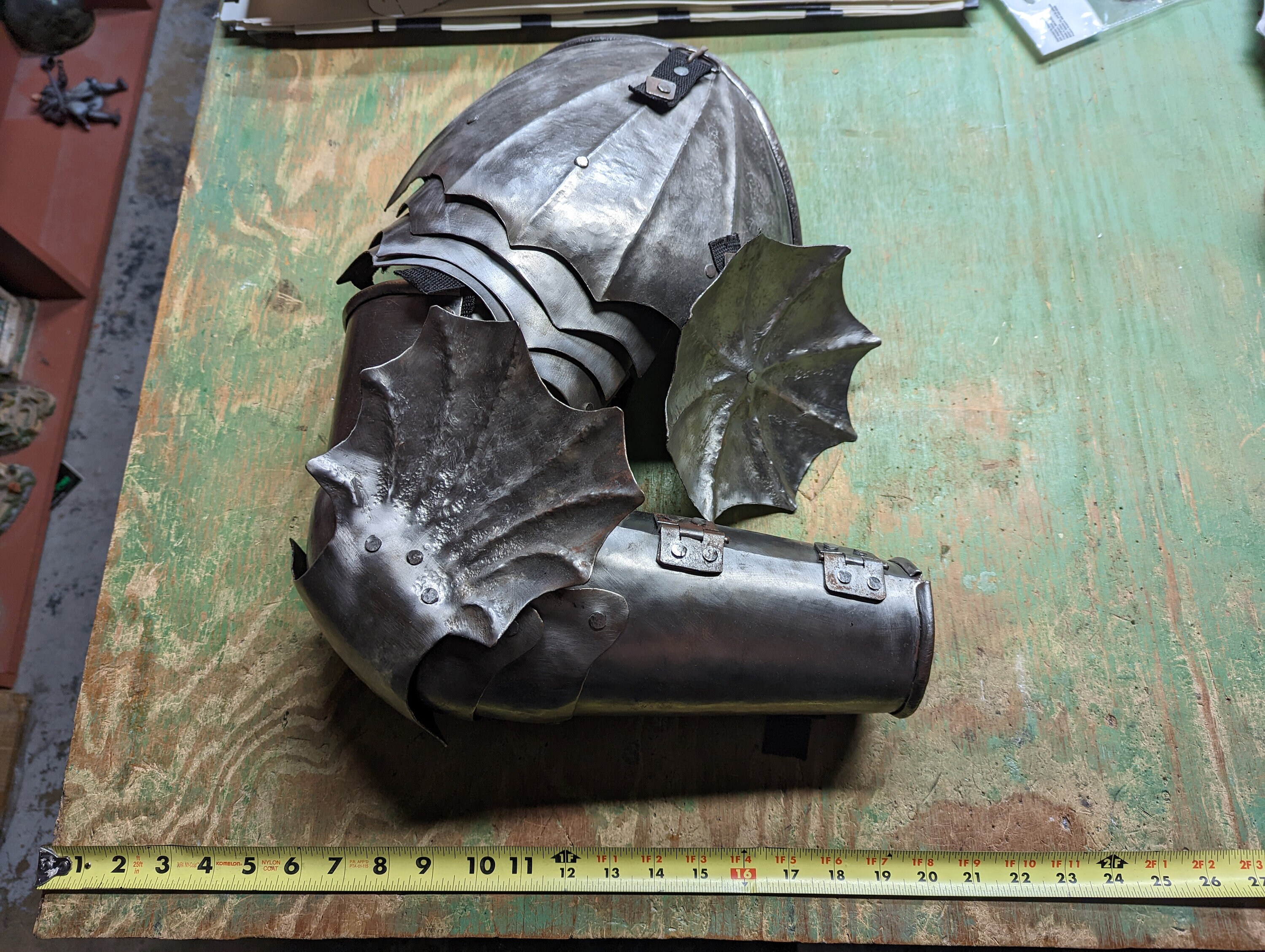 Gothic German Pauldron Armor PDF Templates, Medieval Knight Patterns ...