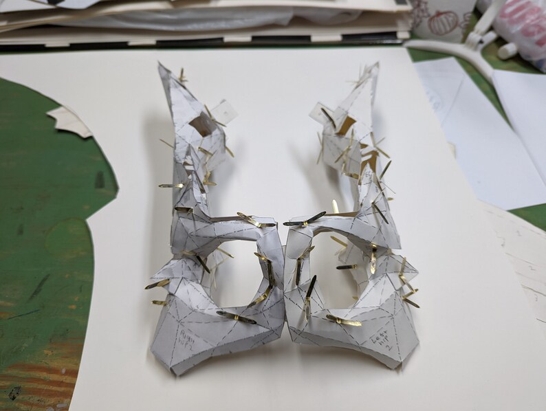 Life Size Papercraft Wolf Skeleton PDF Construction Kit, Cosplay ...