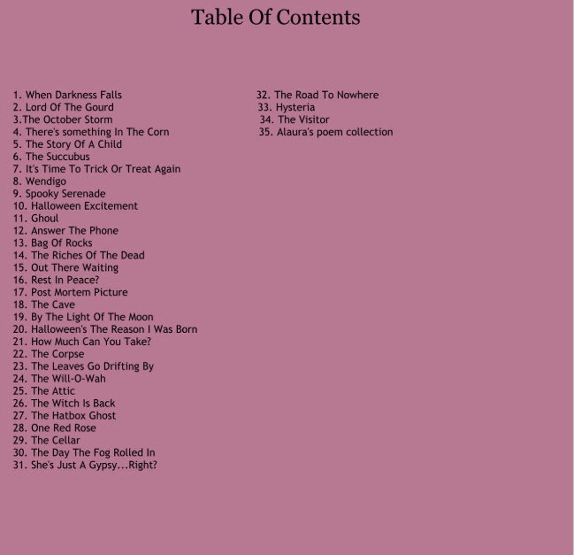 Halloween Poem Book 5 Pdf Download, Halloween Poetry Book, Spooky Poems ...