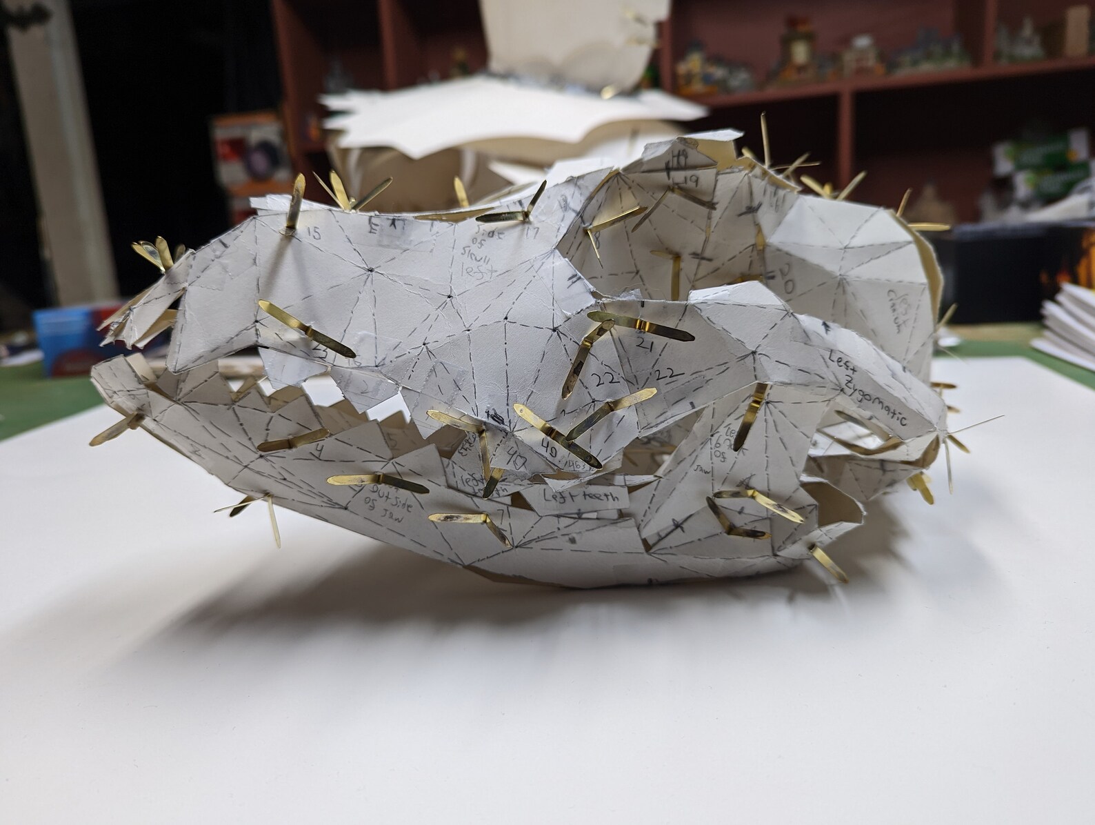 Life Size Papercraft Wolf Skull, PDF Templates, Cosplay, Canine, Dog ...