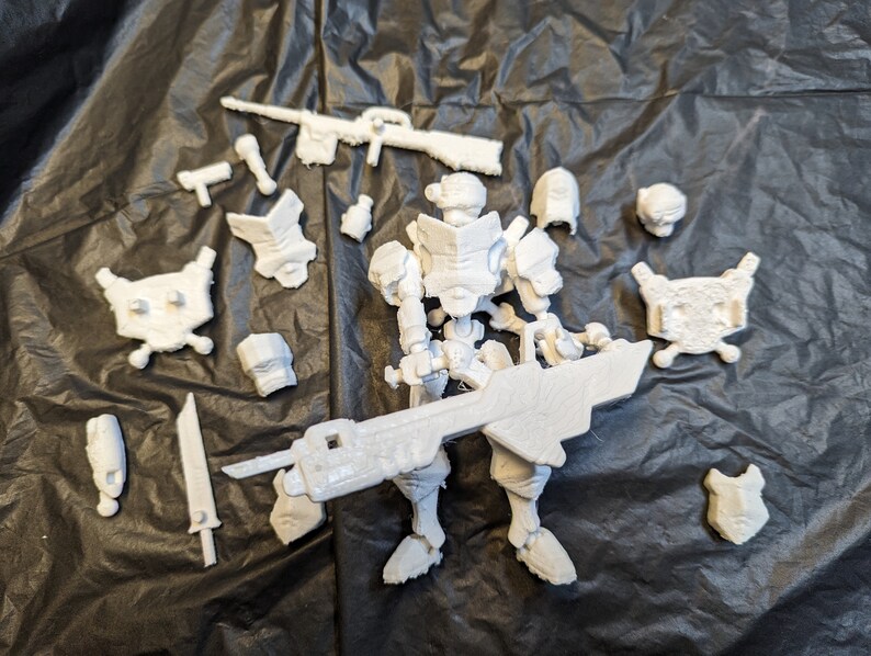 3d Print Space Soldier Figure STL Files, Toy, Action Figure, 3d Print ...
