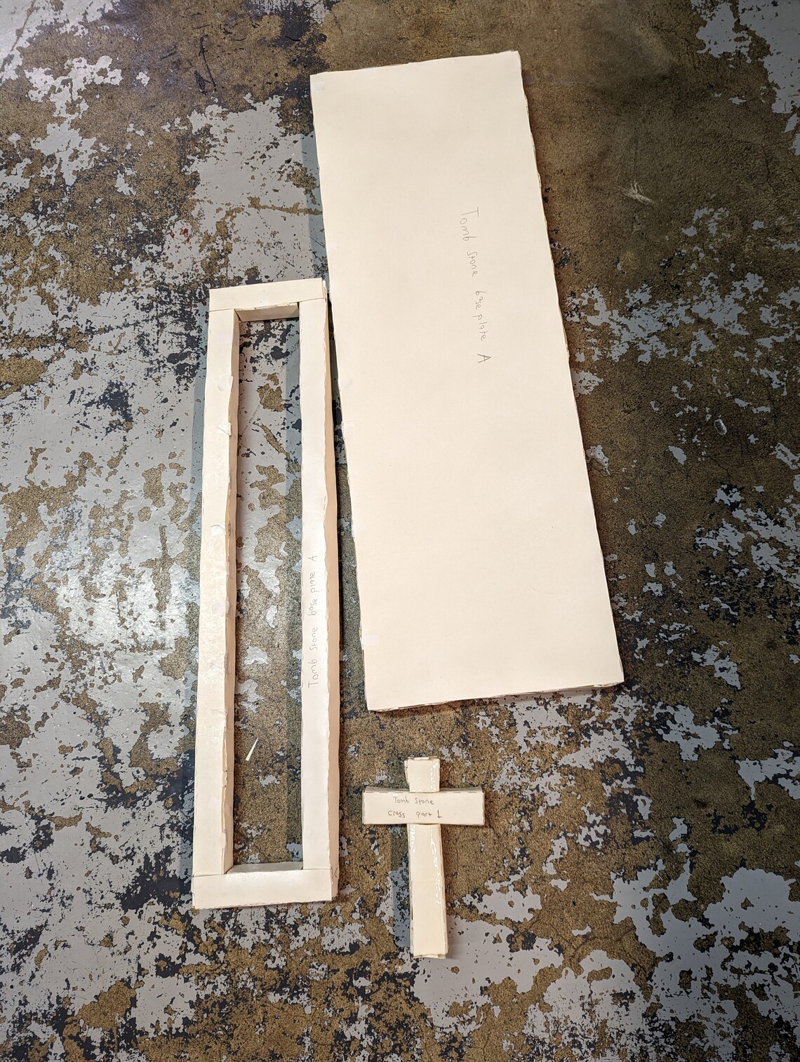 Tombstone Papercraft Templates, PDF, Paper, Halloween, DIY, Papercraft ...