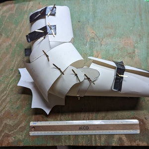 Gothic German Arm Harness Templates PDF, Medieval Knight Armor Patterns ...