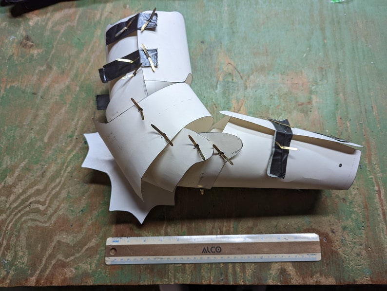 Gothic German Arm Harness Templates PDF, Medieval Knight Armor Patterns ...