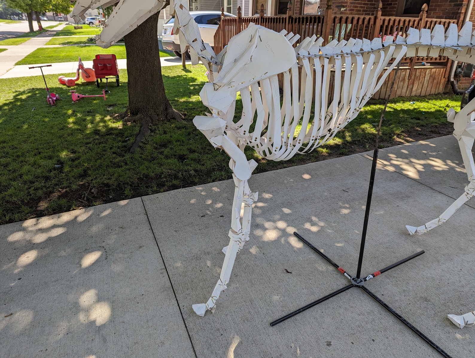 Life Size Animal Horse Skeleton Construction Kit , Cosplay Templates ...